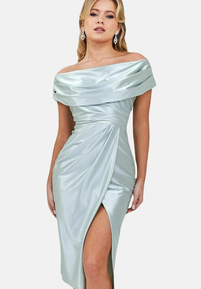 Goddiva BARDOT MIDI WITH FRONT SPLIT - Cocktail dress / Party dress ...