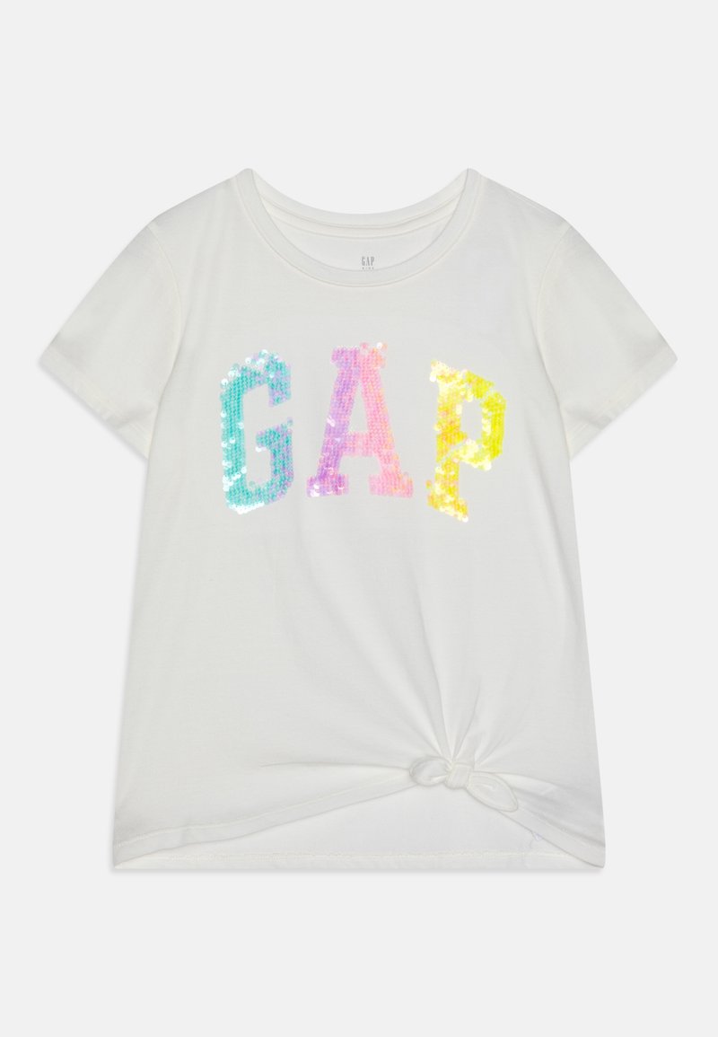GAP LOGO GIRLS - T-Shirt print - new off-white/offwhite - Zalando.ch