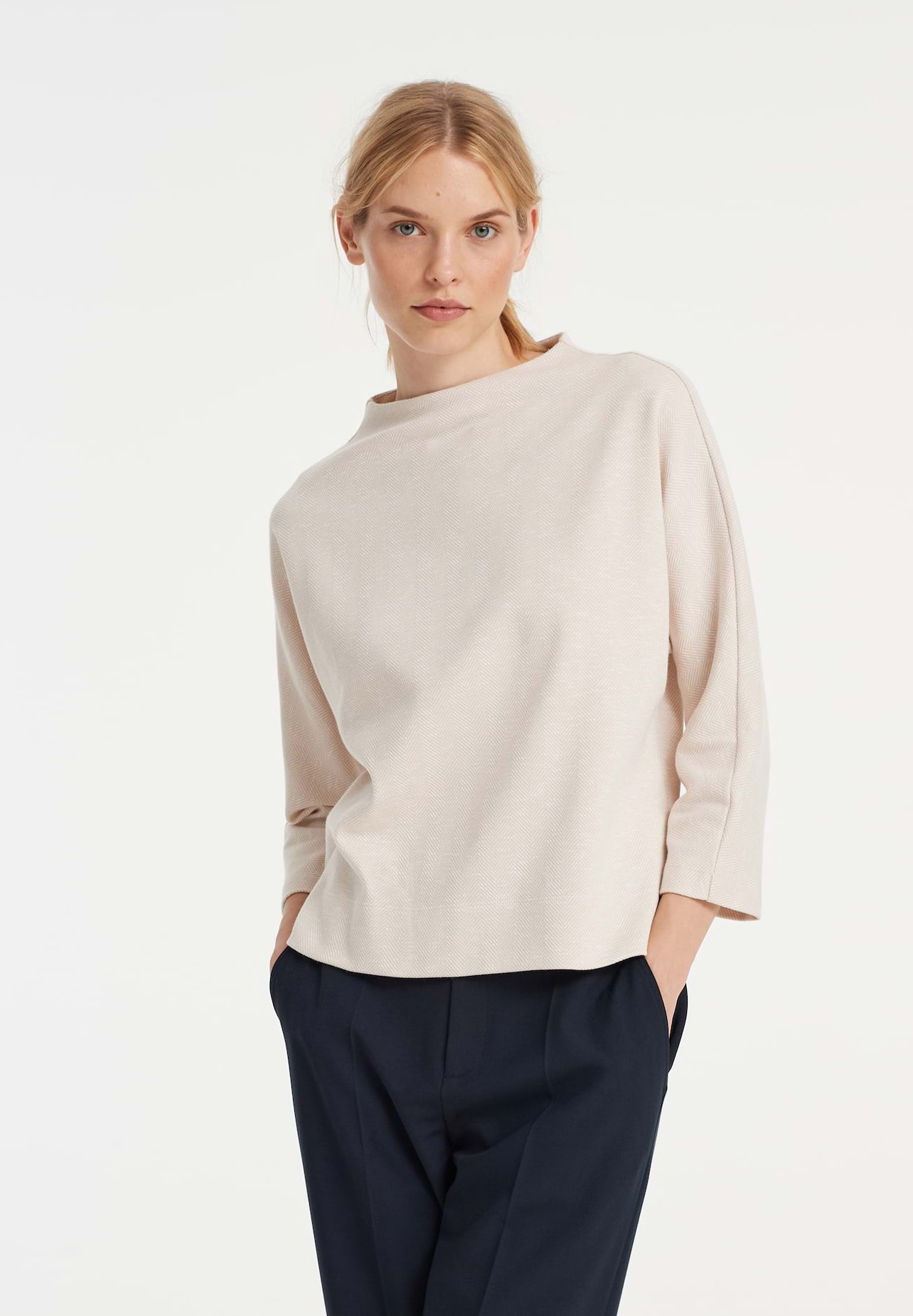 Opus GOBILE - Sweatshirt - sweet almond melange/beige - Zalando.ch