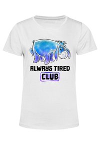 Disney DISNEY WINNIE THE POOH EEYORE TIRED CLUB - Print T-shirt - white ...