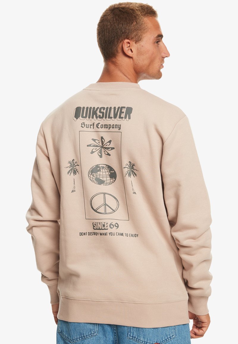 Quiksilver SURF EARTH OTLR TJL0 - Sweater - tjl/beige - Zalando.nl