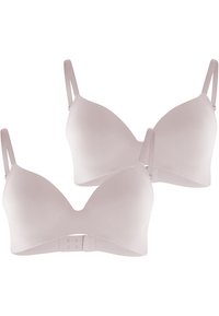 Royal Lounge Intimates 2 PACK DELITE - Triangle bra - cool grey/light ...