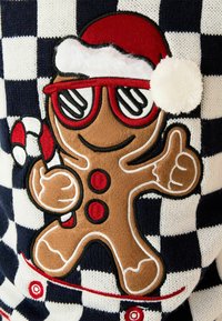 Next CHRISTMAS - Jumper - navy white gingerbread/blue - Zalando