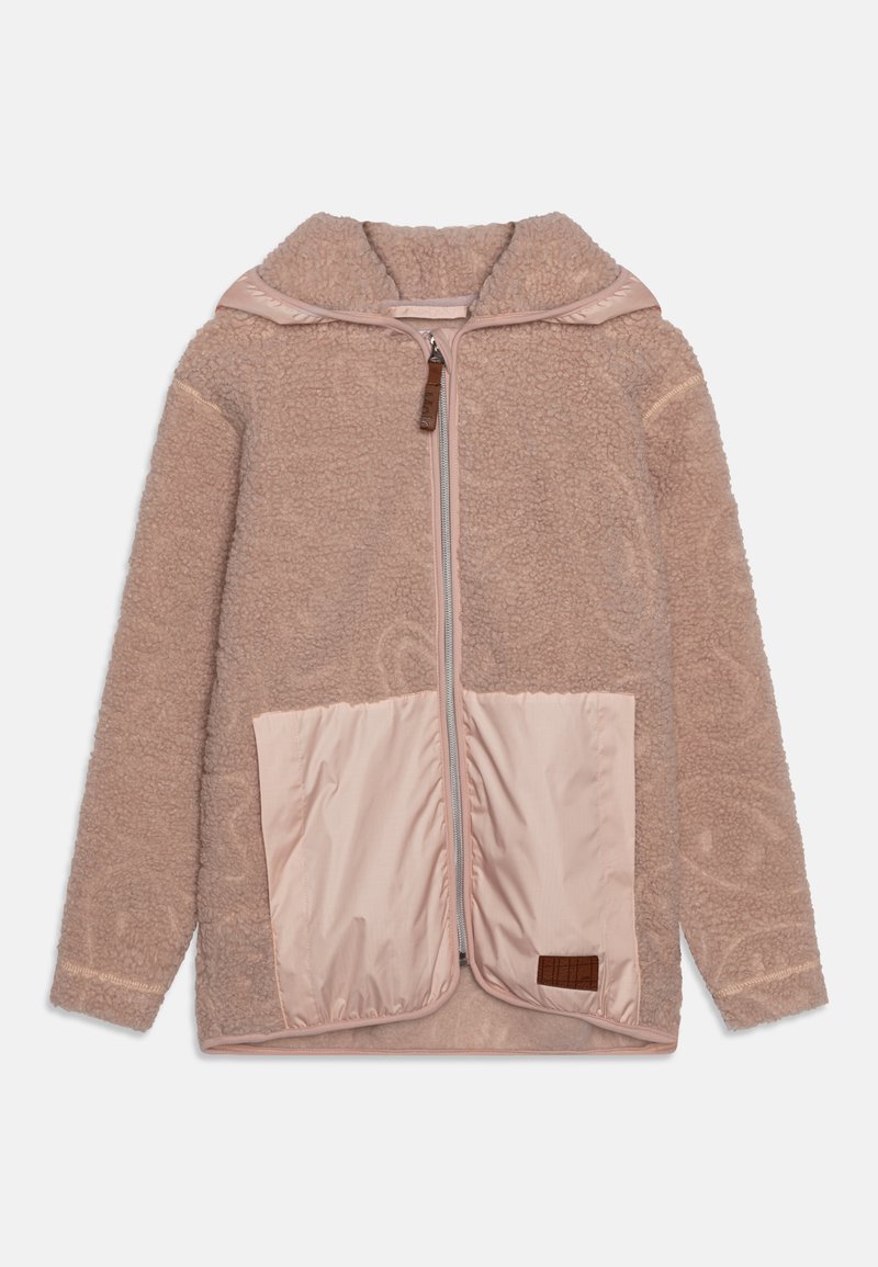 Molo UBERTO WITH HOOD AND ZIPPER UNISEX - Flísová bunda - soft mushroom ...