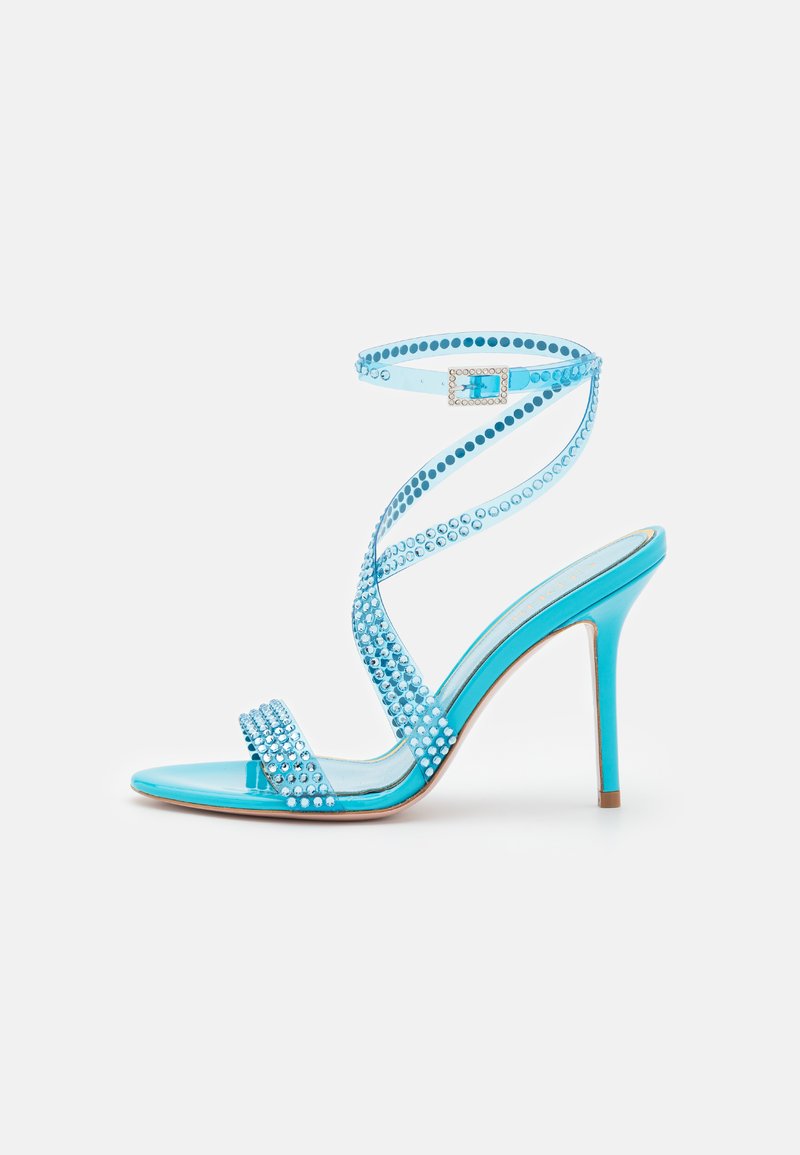 GEDEBE KIM - High heeled sandals - azure/crystal/blue - Zalando.ie