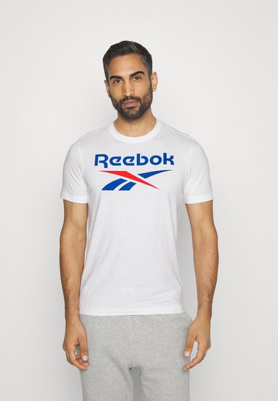 Reebok GS VECTOR - T-Shirt print - white/vector red/vector blue/weiß ...