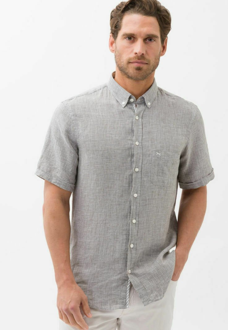 BRAX STYLE DAN - Hemd - olive/oliv - Zalando.ch