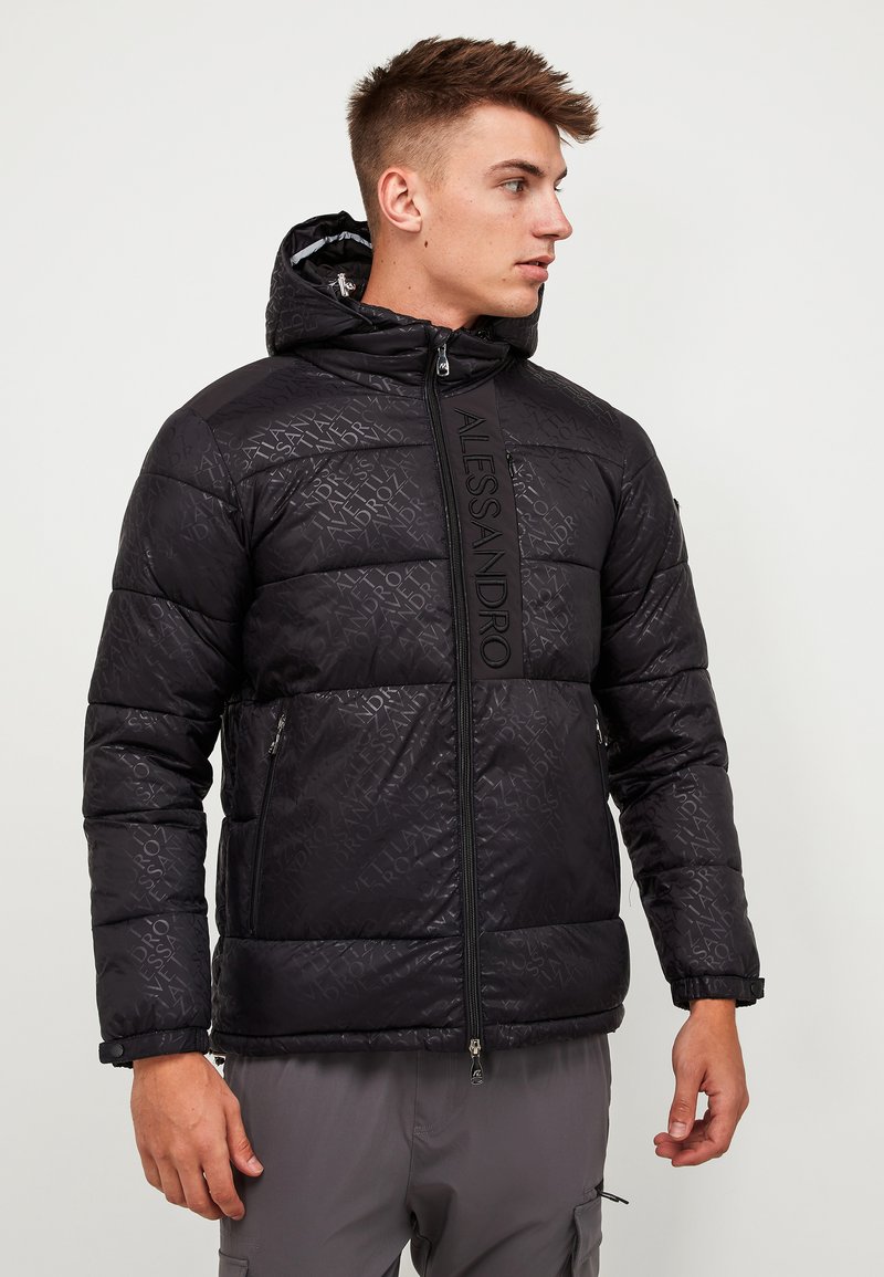 Alessandro Zavetti VITORNO 2.0 PUFFER JACKET - Zimná bunda - jet black ...