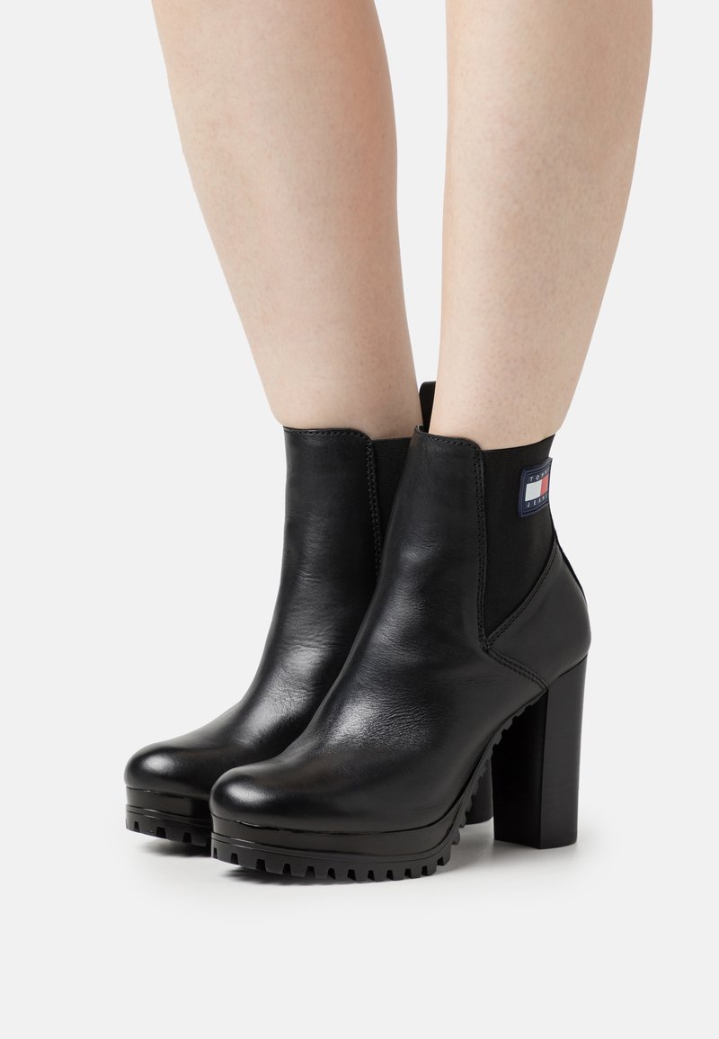 Tommy Jeans Ankle boots - black - Zalando.ie