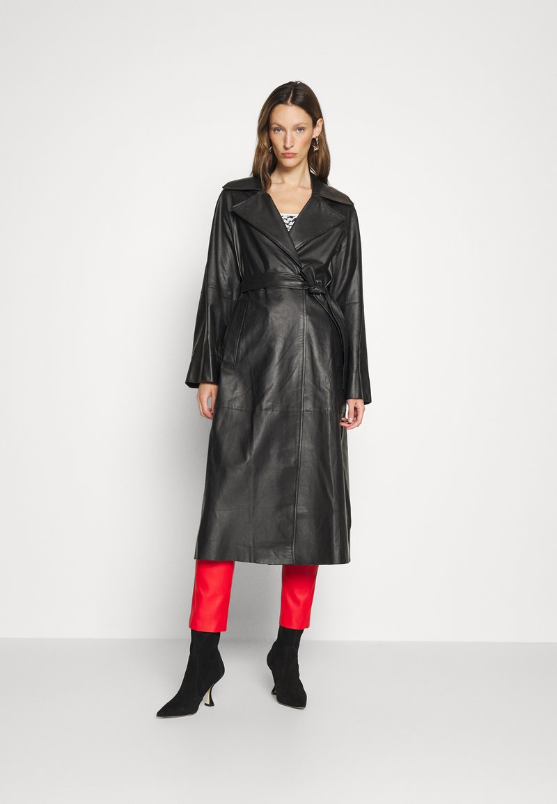 RIANI Chaqueta de cuero - black/negro - Zalando.es