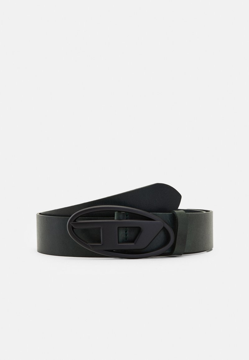 Diesel OVAL LOGO BELT UNISEX - Belt - grape leaf/black/dark green ...