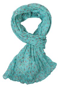 Sorgenfri Sylt TUCH FLOWY - Scarf - hawaii/turquoise - Zalando