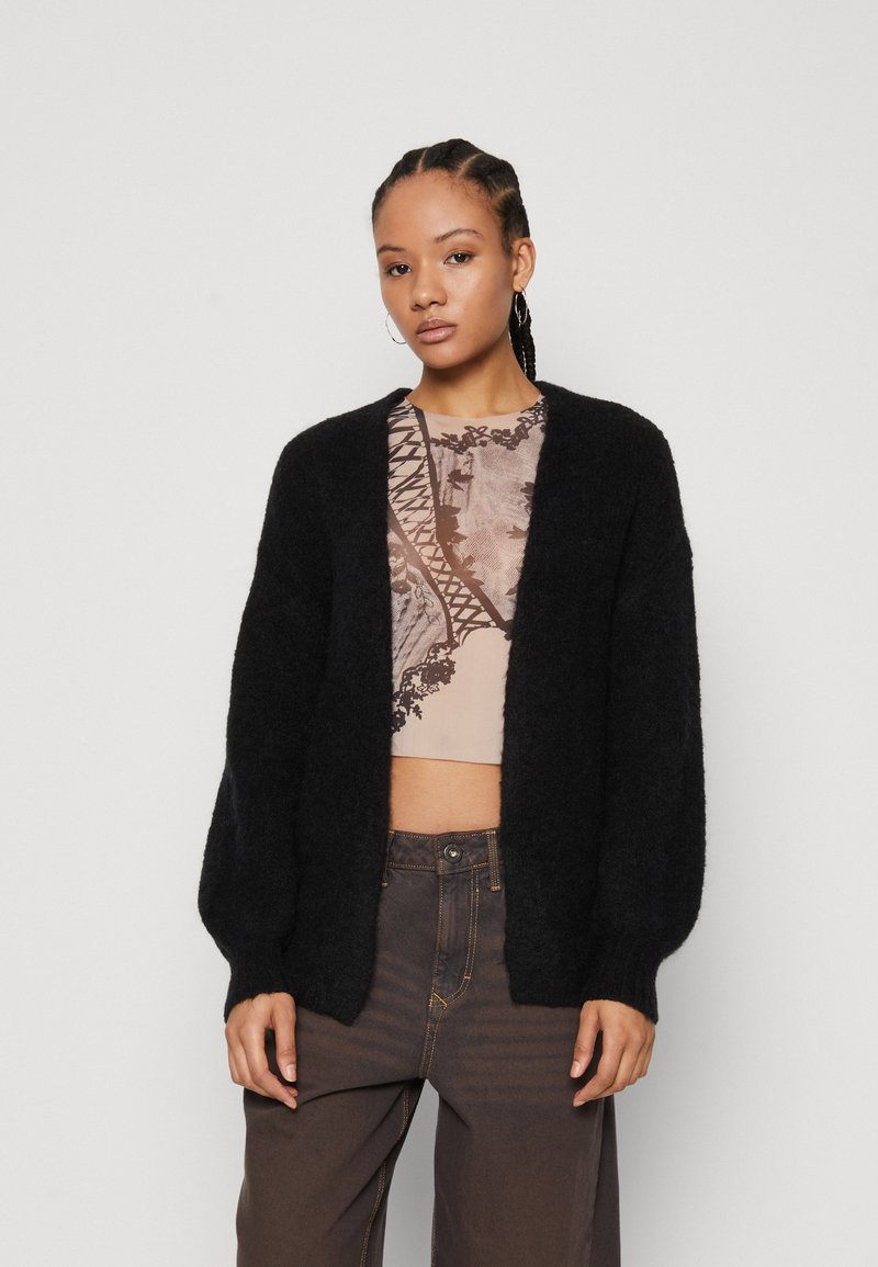 Vero Moda VMSMOOTH OPEN CARDIGAN - Chaqueta de punto - black/negro - Zalando.es