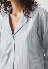 Hunkemöller JACKET STRIPE - Nachtwäsche Shirt - green/grün - Zalando.ch