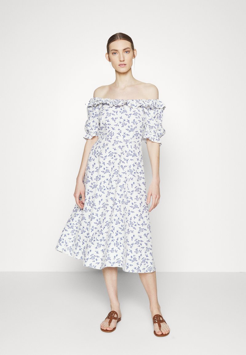 Polo Ralph Lauren SHORT SLEEVE DAY DRESS - Freizeitkleid - blue/blau - Zalando.at