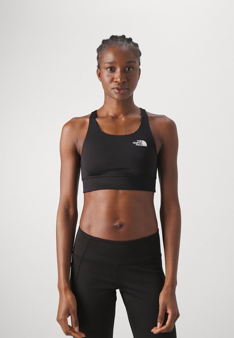 The North Face FLEX BRA - Medium support sports bra - asphalt grey ...