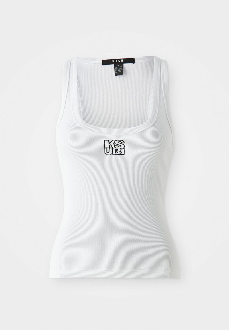 Ksubi STACKED TANK - Top - white/weiß - Zalando.ch