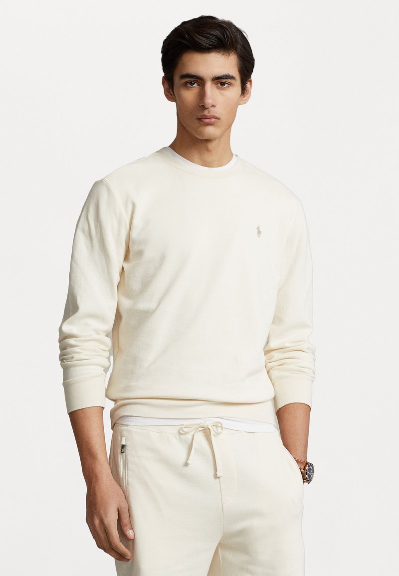Polo Ralph Lauren LONG SLEEVE - Langærmet T-shirt - guide cream ...