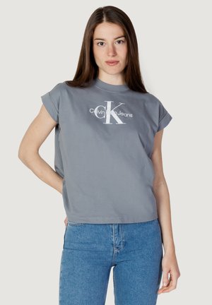 Calvin Klein Jeans ARCHIVAL MONOLOGO RELAXED TEE - T-shirt con stampa - ck black/nero - Zalando.it