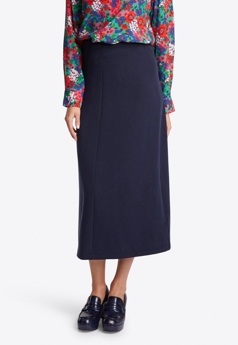 Rich & Royal MIDI MIT PASSE - A-Linien-Rock - midnight blue/dunkelblau ...