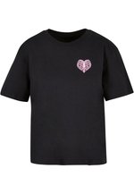 Mister Tee HEART CAGE - T-Shirt print - black/schwarz - Zalando.de