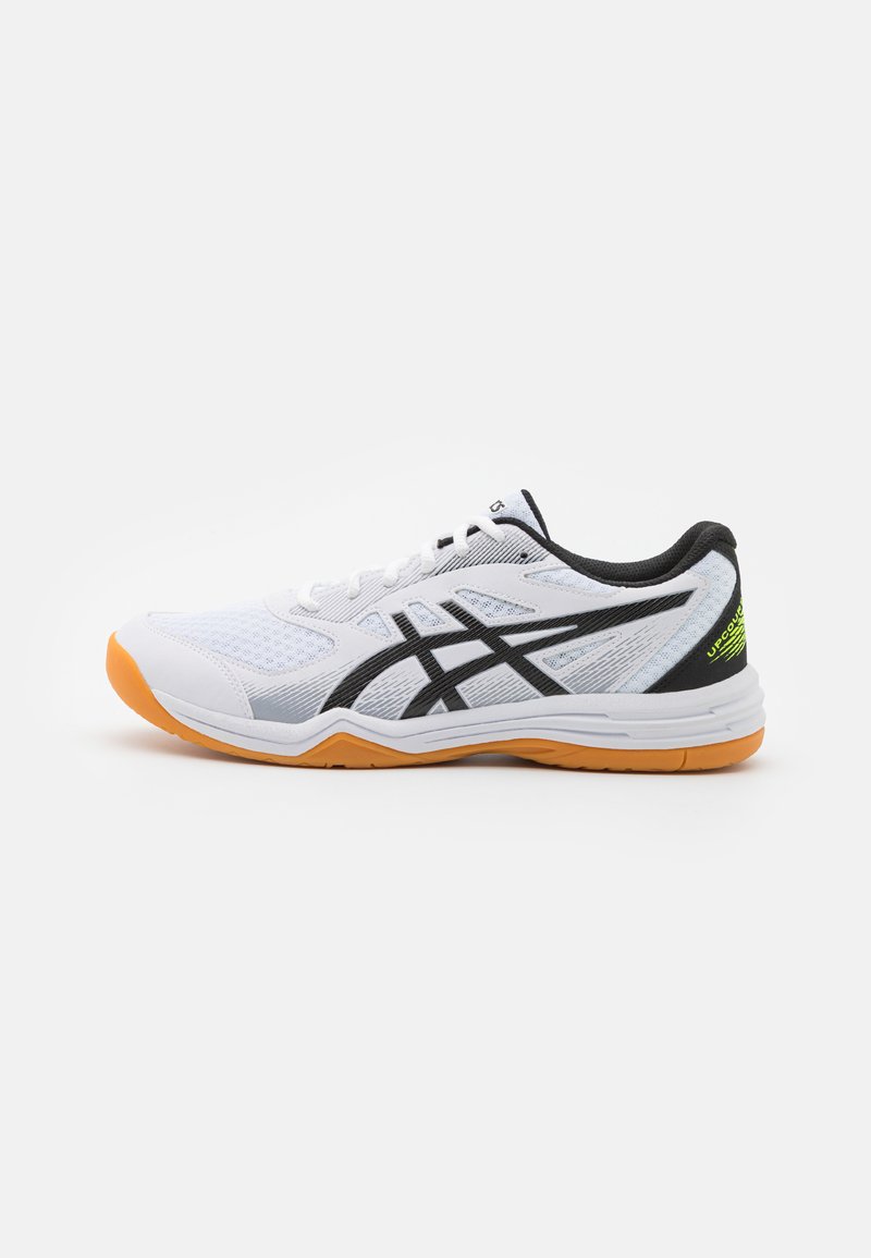 ASICS UPCOURT 5 - Handbalschoenen - white/safety yellow/wit - Zalando.nl