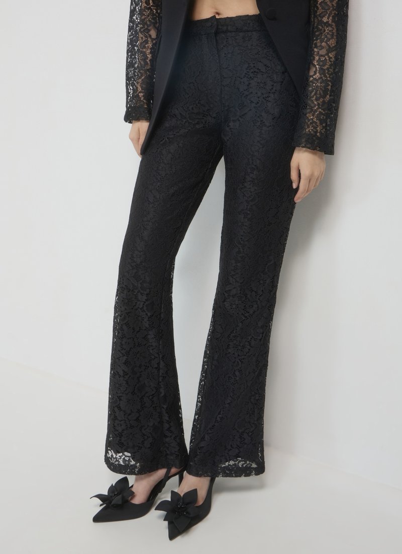 Calliope Trousers - ultrablack/black - Zalando
