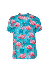 Blount & Pool HONOLULU - Skjorta - turquoise flamingo/turkosmelerad ...