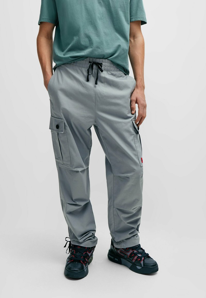 HUGO GARLO - Cargo trousers - grey nine/grey - Zalando.co.uk