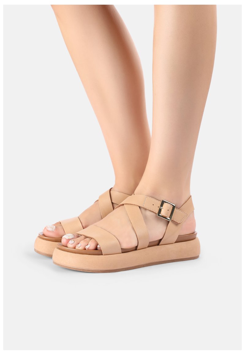 Inuovo Sandály Na Platformě Cappucino Cpc Tmavě Hnědá Zalando Cz