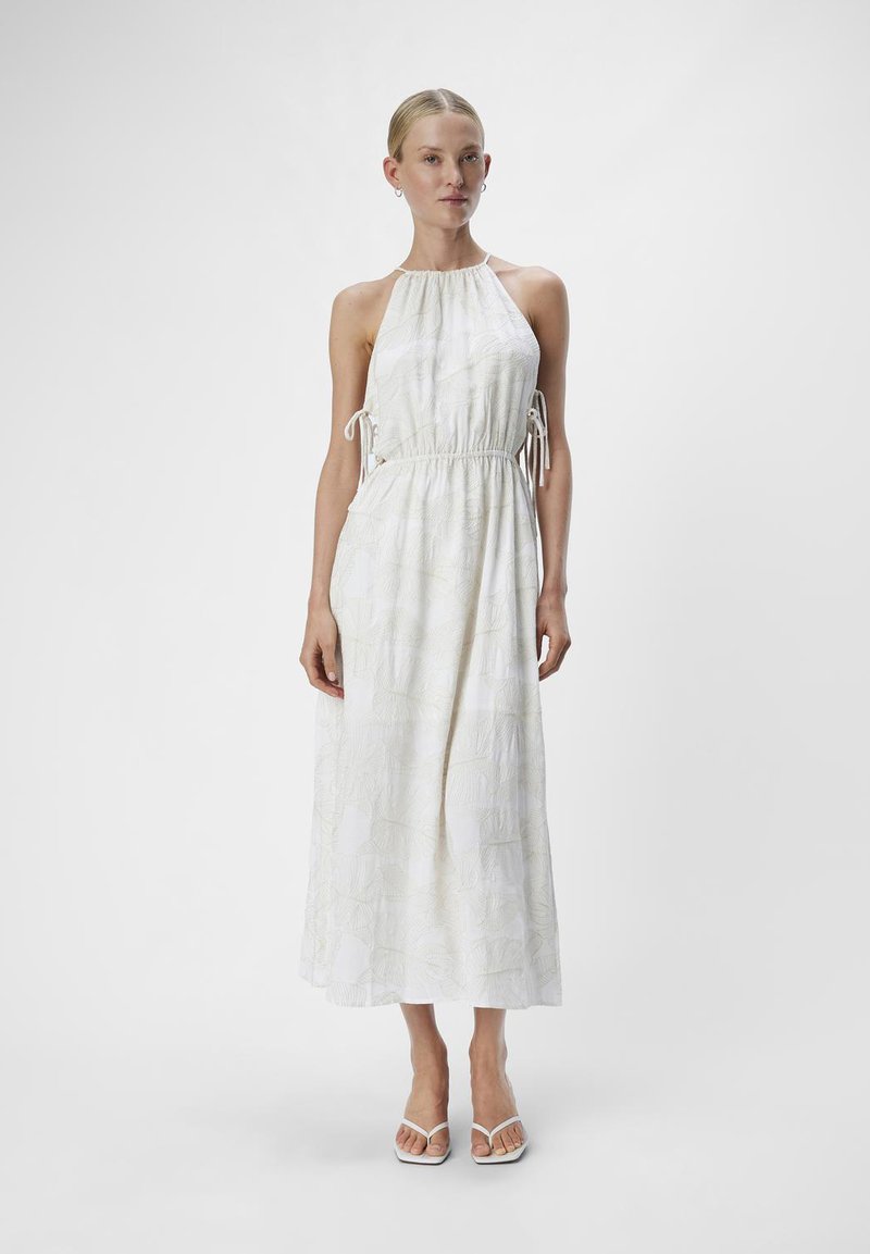Object OBJLAMIRA MIDI DRESS - Day dress - sandshell/sand - Zalando.ie