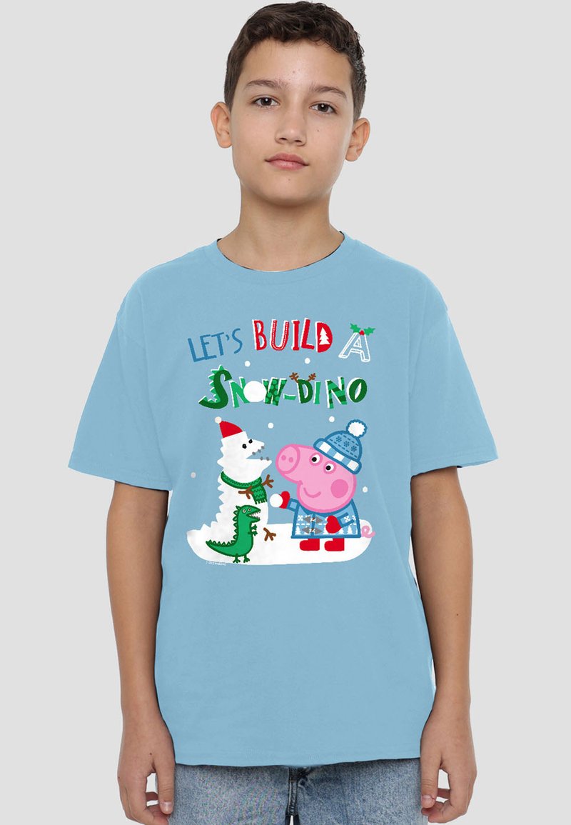 Hasbro GEORGE PIG SNOW DINOSAURS - T-Shirt print - light blue/hellblau ...
