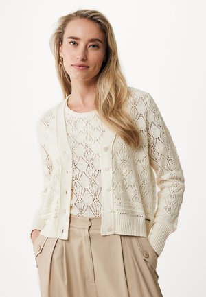 adL DETAILED - Vest - light beige/wit - Zalando.be