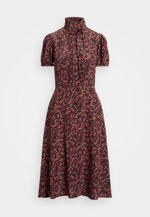 Lauren Ralph Lauren Petite ELMAND SHORT SLEEVE DAY DRESS - Freizeitkleid - cream multi/offwhite ...