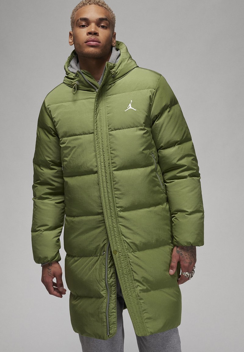Jordan Płaszcz puchowy/oliwkowy - Zalando.pl