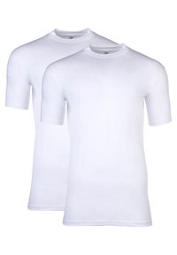 HOM CREW NECK 2ER PACK - T-shirts basic - weiß/hvid - Zalando.dk