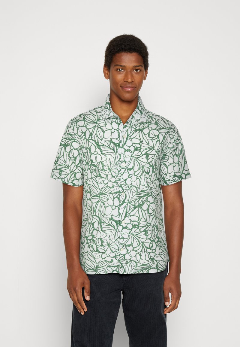 GAP STANDARD RESORT COLLAR - Shirt - green/dark green - Zalando.ie