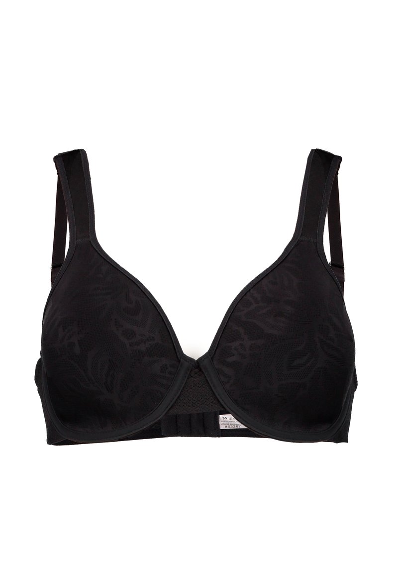 Wacoal AWARENESS SEAMLESS UNDERWIRE BRA - Bügel BH - black/schwarz ...