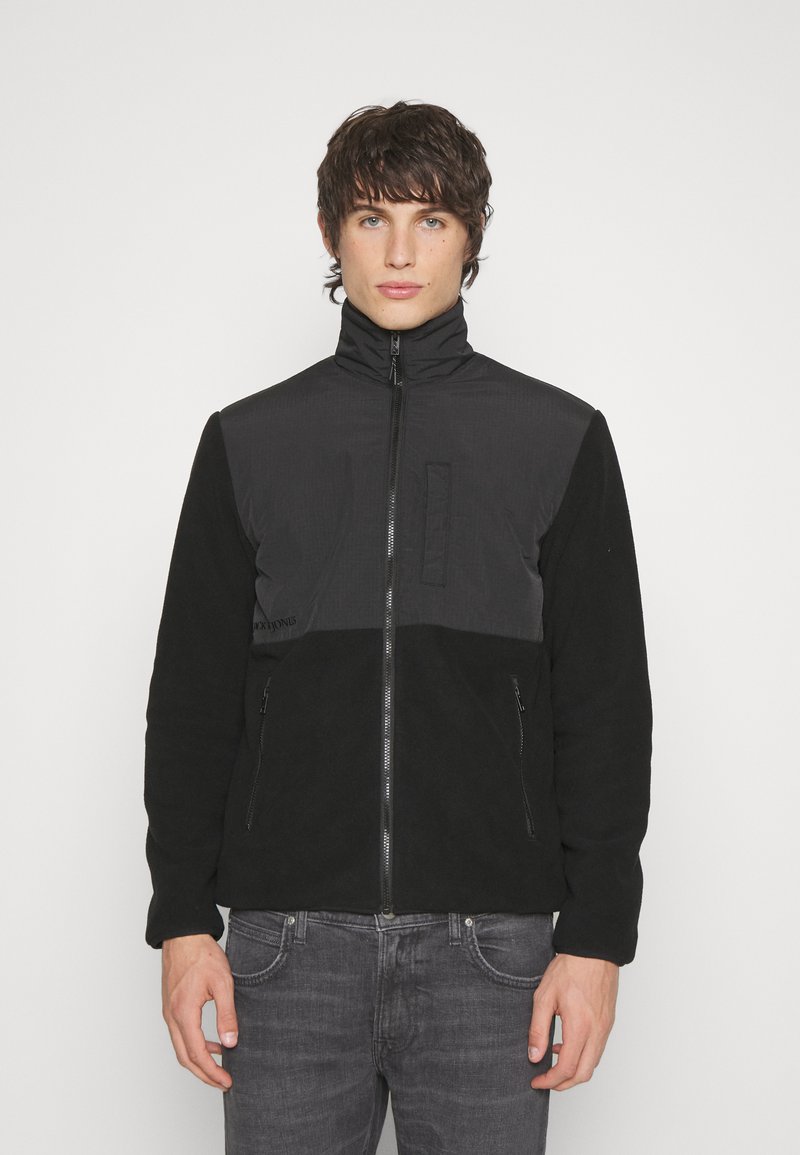 Jack & Jones JJEMARVIN - Fleece jacket - black - Zalando.ie