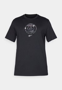 Nike Performance PSG CREST TEE - Print T-shirt - black - Zalando