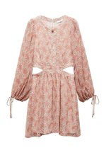 Mango SIMONA - Dnevna haljina - pastel pink/boja kamena - Zalando.hr