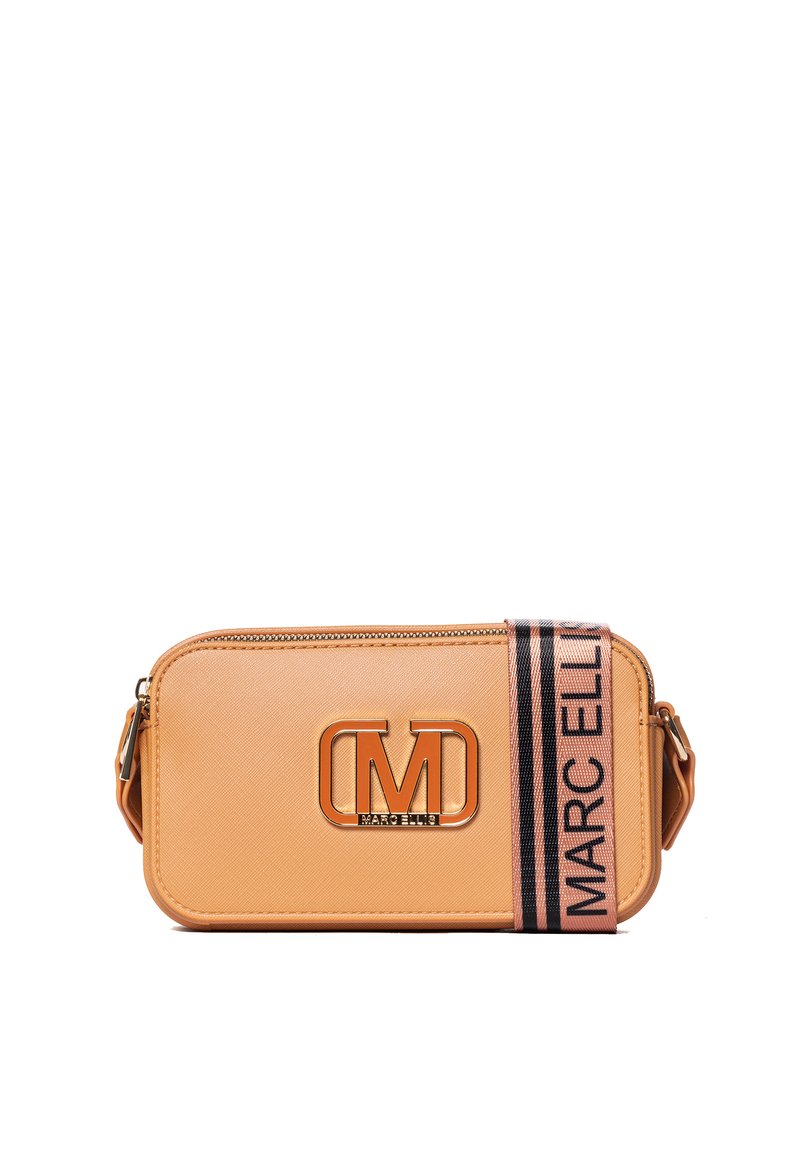 Marc Ellis Cross body bag - leather and light gold/brown - Zalando