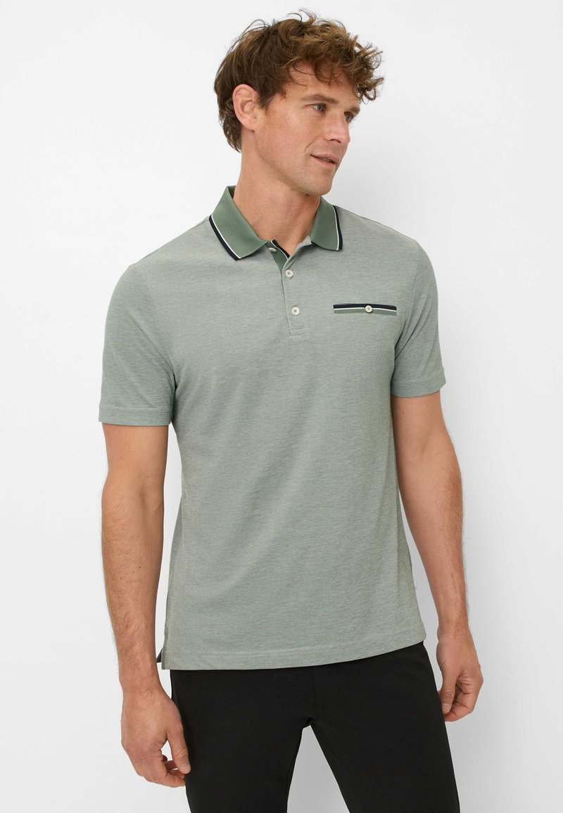 BRAX STYLE PETTER - Polo shirt - thyme/green - Zalando