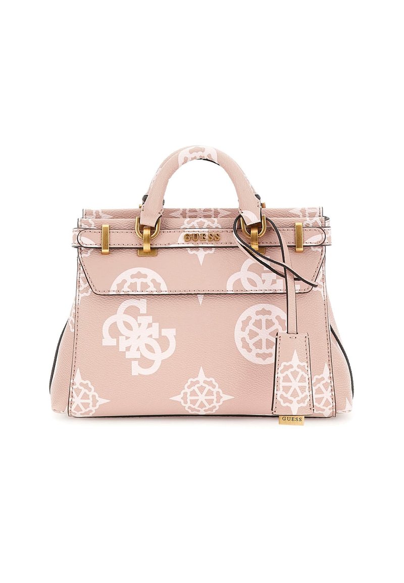 Guess SESTRI LOGO MINI SATCHEL - Handtasche - rosewood logo/pink ...