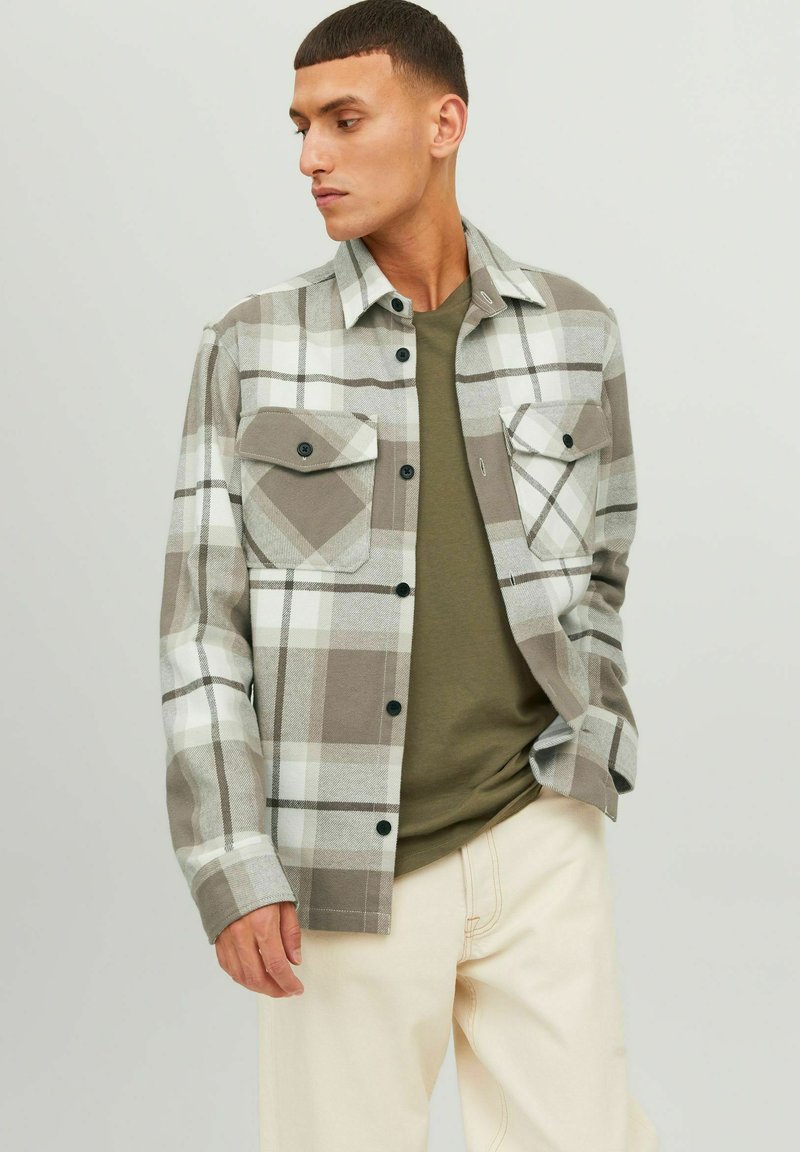 Jack & Jones PREMIUM JPRROY - Camisa - brindle/gris oscuro - Zalando.es