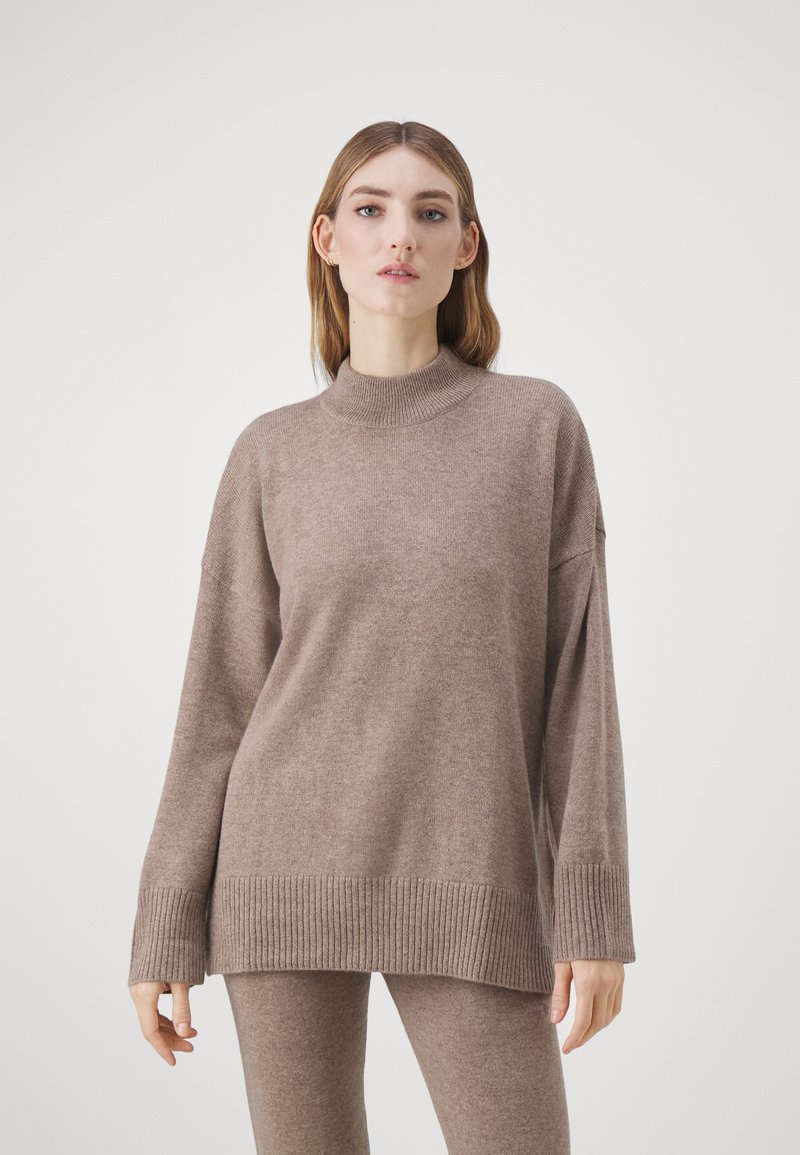 Davida Cashmere CHUNKY - Strickpullover - mink/taupe - Zalando.ch