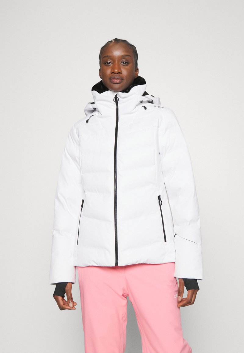 CMP WOMAN JACKET FIX HOOD - Snowboardjakke - bianco/hvid - Zalando.dk