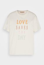 Mos Mosh COLOR TEE - T-Shirt print - ecru/offwhite - Zalando.ch