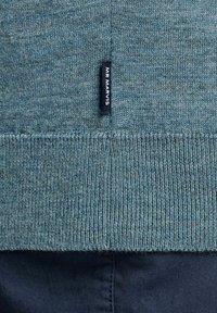 MR MARVIS THE BUTTONLESS POLO - Polo shirt - Astons/mottled blue - Zalando