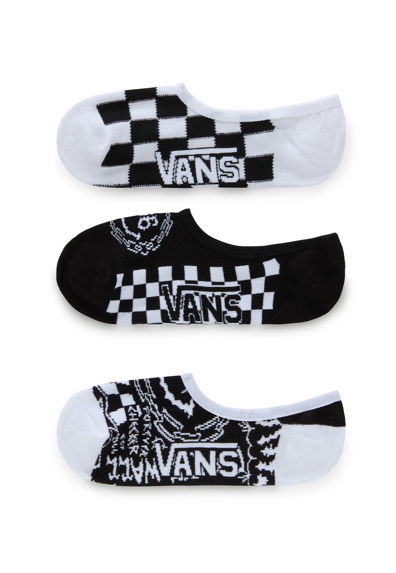 Vans OVERSTIMULATED CANOODLE 3 PACK - Strømper - black/sort - Zalando.dk